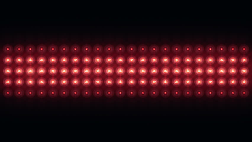 animation flashing light bulbs on led Stock Footage Video (100% Royalty ...