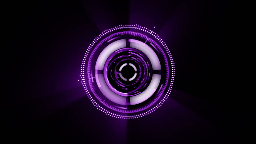 sci-fi animated interface different shapes rotating: วิดีโอสต็อก (ปลอด ...