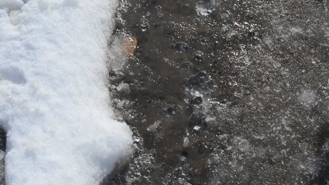 Water Under Ice Stock Footage Video (100% Royalty-free) 21541312 ...