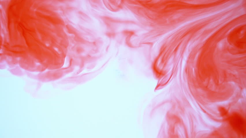 Blood Mixing with Water, Abstract Stock Footage Video (100% Royalty ...