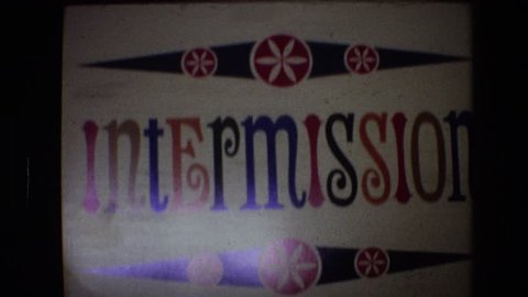 Spain 1969 Old Footage Intermission Sign Stock Footage Video (100% ...