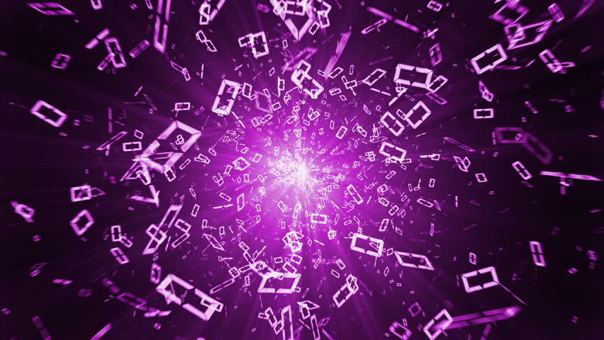 Animated Background with Binary Code. Stock Footage Video (100% Royalty ...