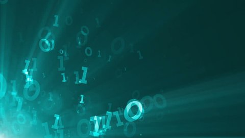 Binary Code Background Animation Seamless Loop Stock Footage Video (100 ...