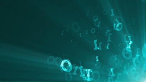 Binary Code Background Animation Seamless Loop Stock Footage Video (100 ...