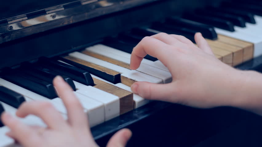 Womens Hands On the Keyboard Stock Footage Video (100% Royalty-free ...