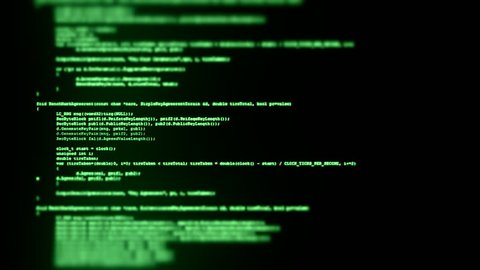 รหัสแฮกเกอร์ทำงานลงเทอร์มินัลหน้าจอคอมพิวเตอร์: วิดีโอสต็อก (ปลอดค่าลิขสิทธิ์ 100%) 8617789 ...