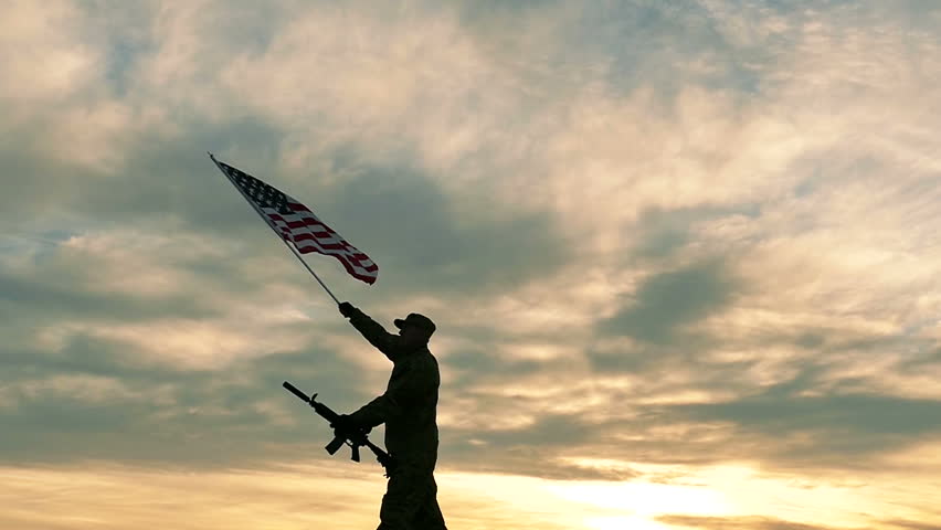 Soldier, Automatic Rifle, and American Stock Footage Video (100% ...