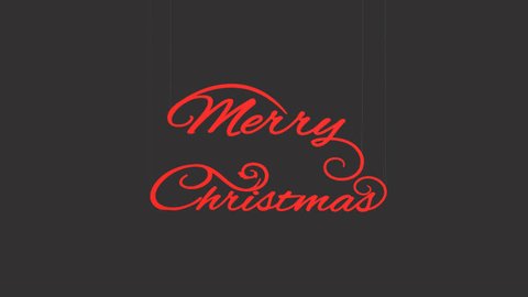 Merry Christmas Vector Text Calligraphic Lettering Stock Vector ...