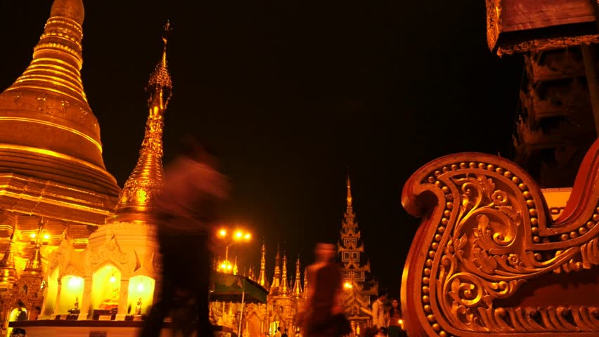 myanmar - country temples collage burmese Stock Footage Video (100% ...
