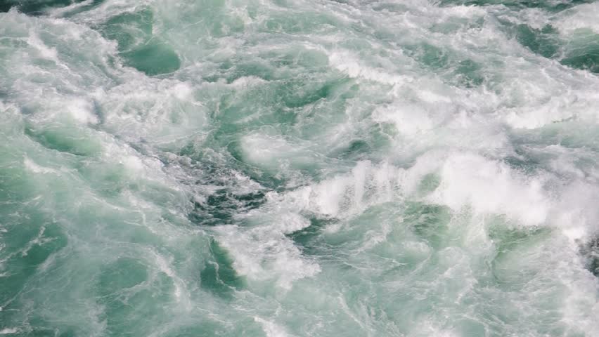 Whitewater Surface Close-up. Niagara River, Stock Footage Video (100% ...