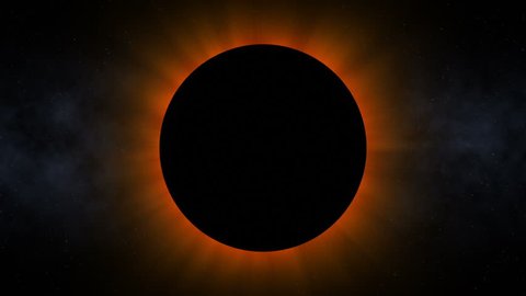 Ominous Solar Eclipse 25fps Solar Eclipse Stock Footage Video (100% ...