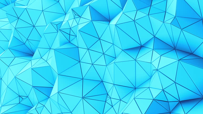 triangle blue background seamlessly loopable low Stock Footage Video ...