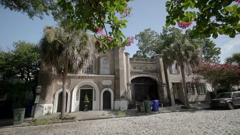 Charleston Slave Market Building Museum Charleston Stock Footage Video ...