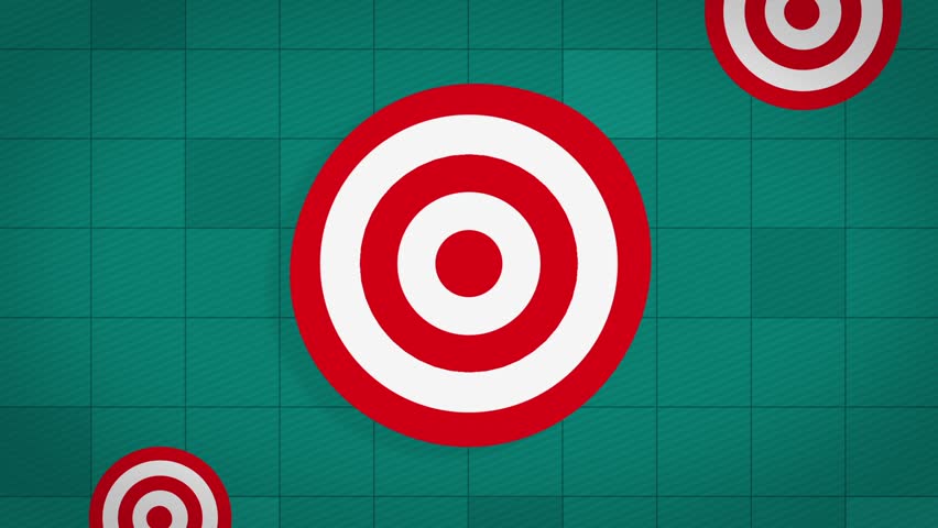 Arrow Hits the Target Animation Stock Footage Video (100% Royalty-free ...