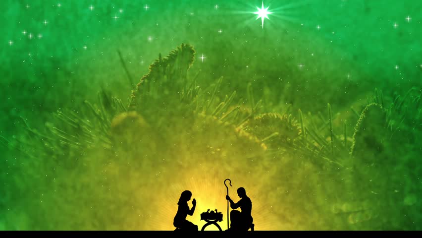 green christmas advent motion background featuring Stock Footage Video ...