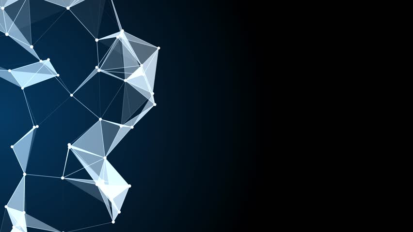 abstract technology plexus stylish dynamic digital Stock Footage Video ...