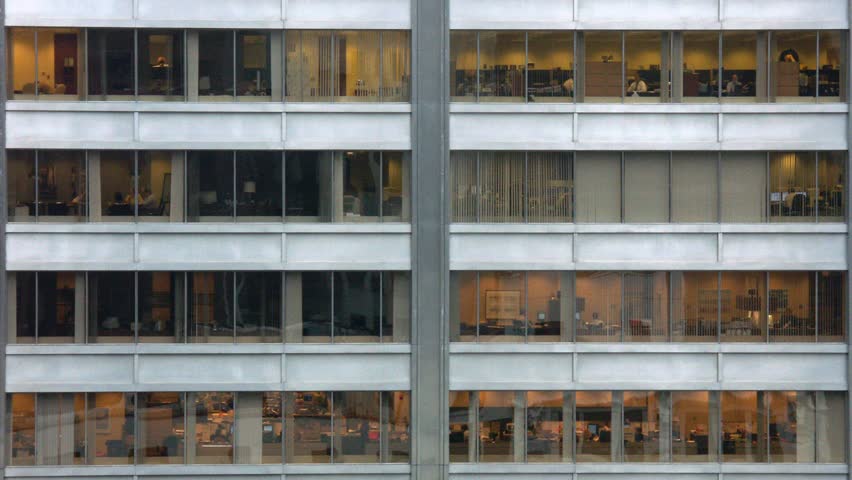 timelapse office building windows chicago illinois Stock Footage Video ...