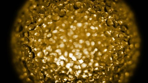This 4k Macro Shot Glowing Ball Stock Footage Video (100% Royalty-free ...