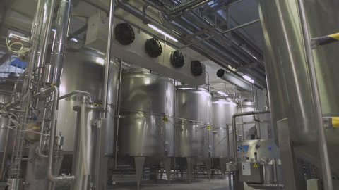 Dairy Factory Interior Stock Footage Video (100% Royalty-free) 22108159 ...