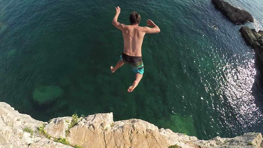 slow motion underwater active young man Stock Footage Video (100% ...