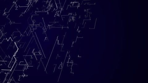 Hud Grid Animated Techno Backgroundcamera Zoom Stock Footage Video (100 ...