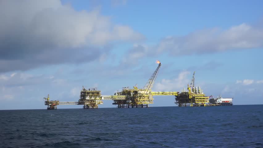 Oil and Gas Central Processing Stock Footage Video (100% Royalty-free ...