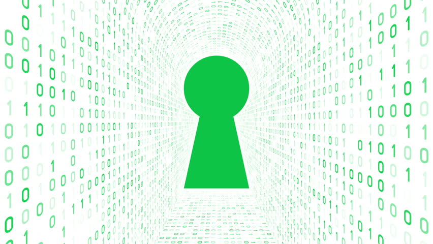 Green Keyhole Icon Form Green Stock Footage Video (100% Royalty-free ...