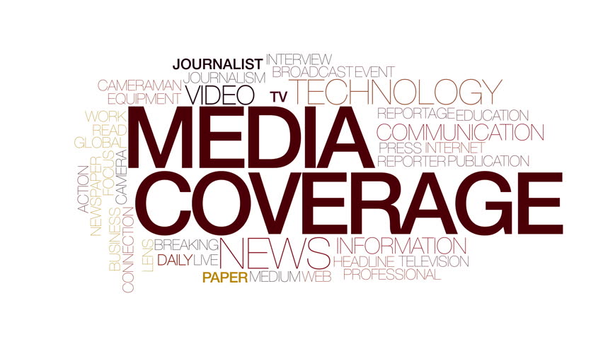 media coverage animated word cloud kinetic Stock Footage Video (100% ...