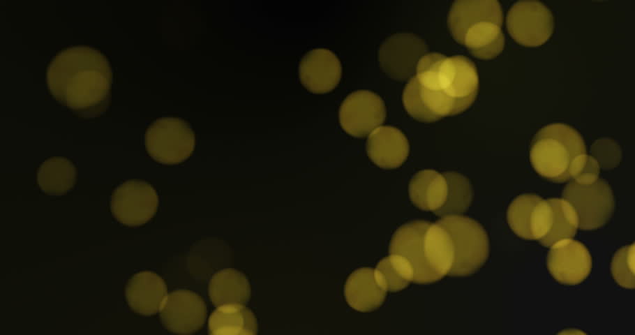 Yellow Bokeh Lights Background Loop Moving Stock Footage Video (100% ...