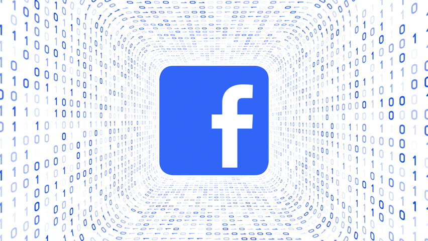 Editorial Animation: Blue Facebook Logo Stock Footage Video (100% ...