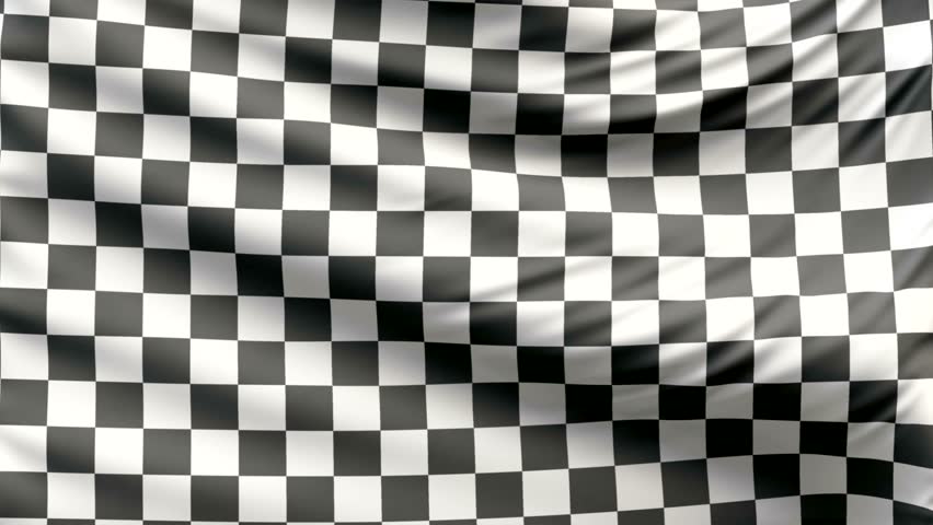 realistic beautiful finish flag looping slow Stock Footage Video (100% ...