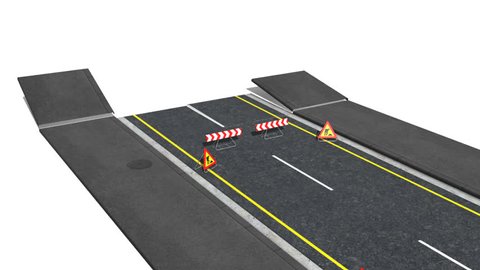 Road Construction Being Completed Stock Footage Video (100% Royalty ...