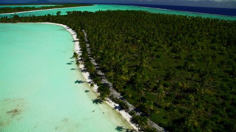 Aerial Tupai Society Islands French Polynesia Stock Footage Video (100% ...