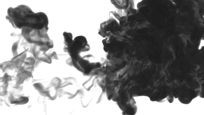 Black Ink Drop in Water Stock Footage Video (100% Royalty-free ...
