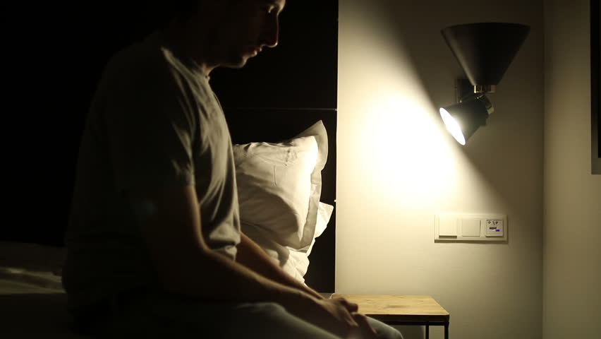 Man Laying Down in Bed Stock Footage Video (100% Royalty-free) 22372201 ...
