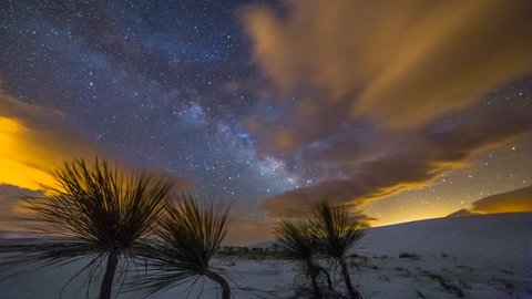 Desert Sandstorm Night Animated Stock Footage Video (100% Royalty-free ...