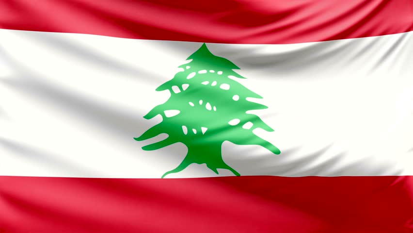Realistic Beautiful Lebanon Flag 4k Stock Footage Video (100% Royalty ...
