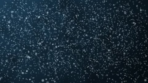 Snowing Night Animation Abstract Dark Blue Stock Footage Video (100% ...