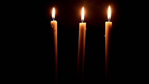 burning candle being blown out Stock Footage Video (100% Royalty-free ...