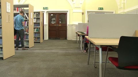 Students Packing Leaving Library Together Stock Footage Video (100% ...