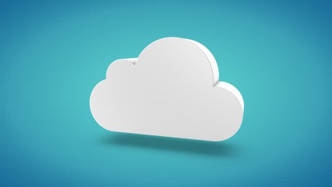 Cloud Glossy Icon Vector Illustration Stock Vector (Royalty Free ...