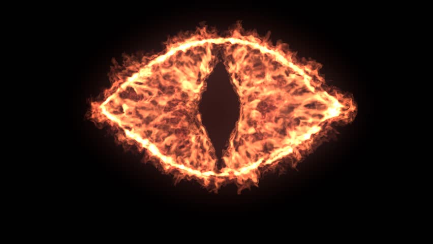 4k, Burning Evil Eye, Seamless Stock Footage Video (100% Royalty-free ...