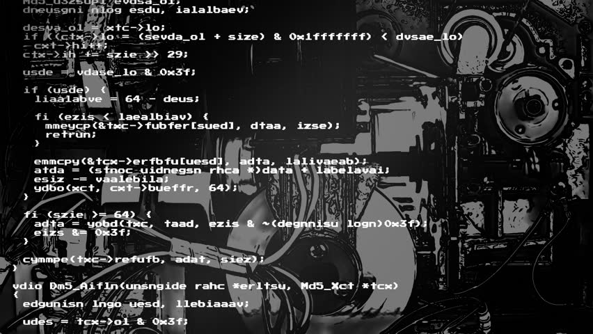 Flow Source Code Text Instructions Computer Stock Footage Video 100