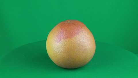 Grapefruit Rotating Green Screen Chroma Key Stock Footage Video (100% ...