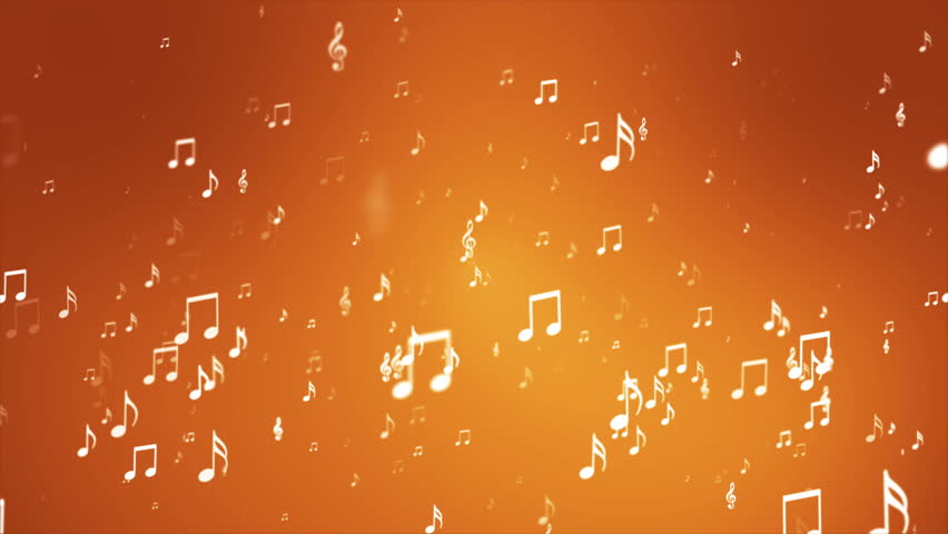 Animated Falling White 3d Music Notes Stock Footage Video (100% Royalty ...