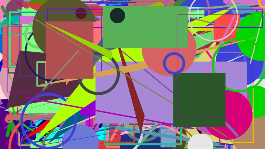 random graphics shapes animation Stock Footage Video (100% Royalty-free ...