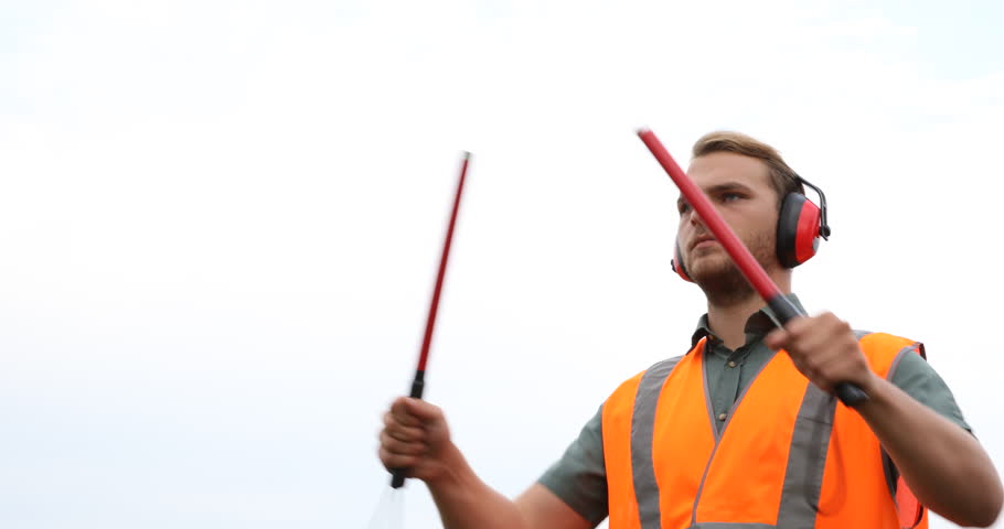 Air Control Traffic Man Work Stock Footage Video (100% Royalty-free ...