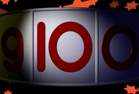 Retro Vintage Tv Showing Circular Countdown Stock Footage Video (100% ...