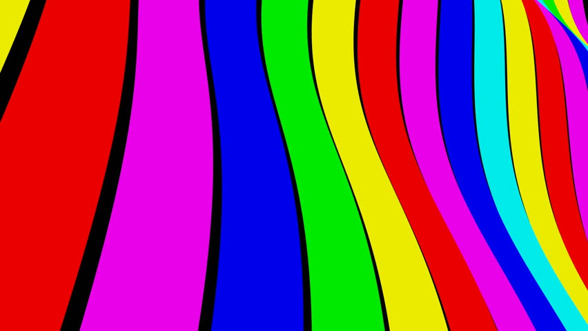 rainbow concentric circles seamless loop smooth Stock Footage Video ...