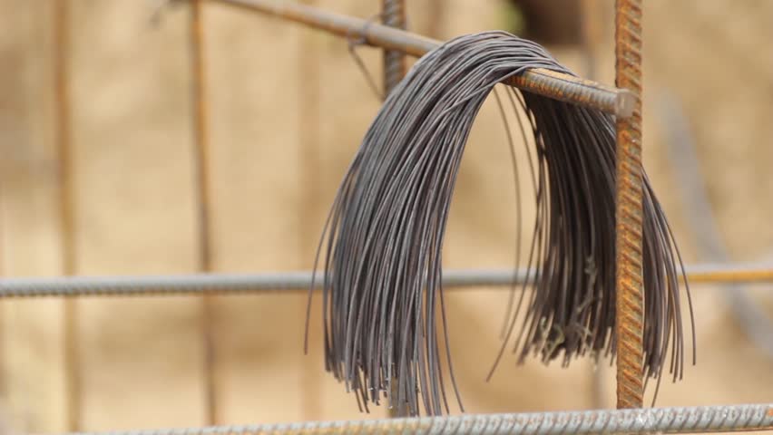Metal Carcass For Concrete Casting Stock Footage Video 100 Royalty Free 22772203 Shutterstock